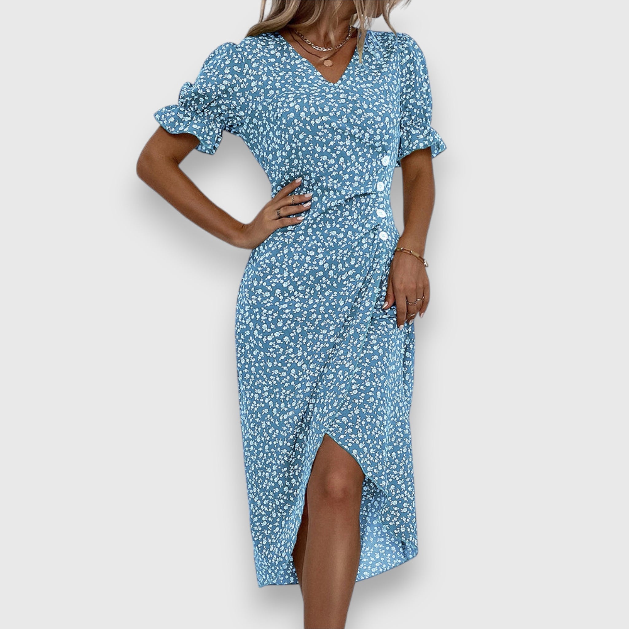 Hayden Tessina – Elegant Floral Dress – Hayden Avenue