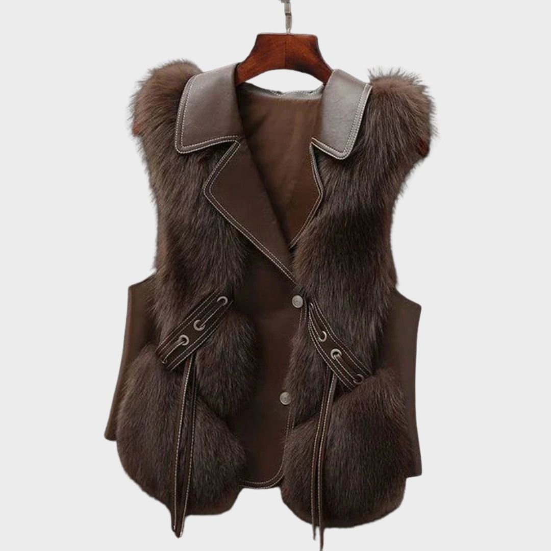 Hayden Megan™ | Elegant Fur Vest – Hayden Avenue