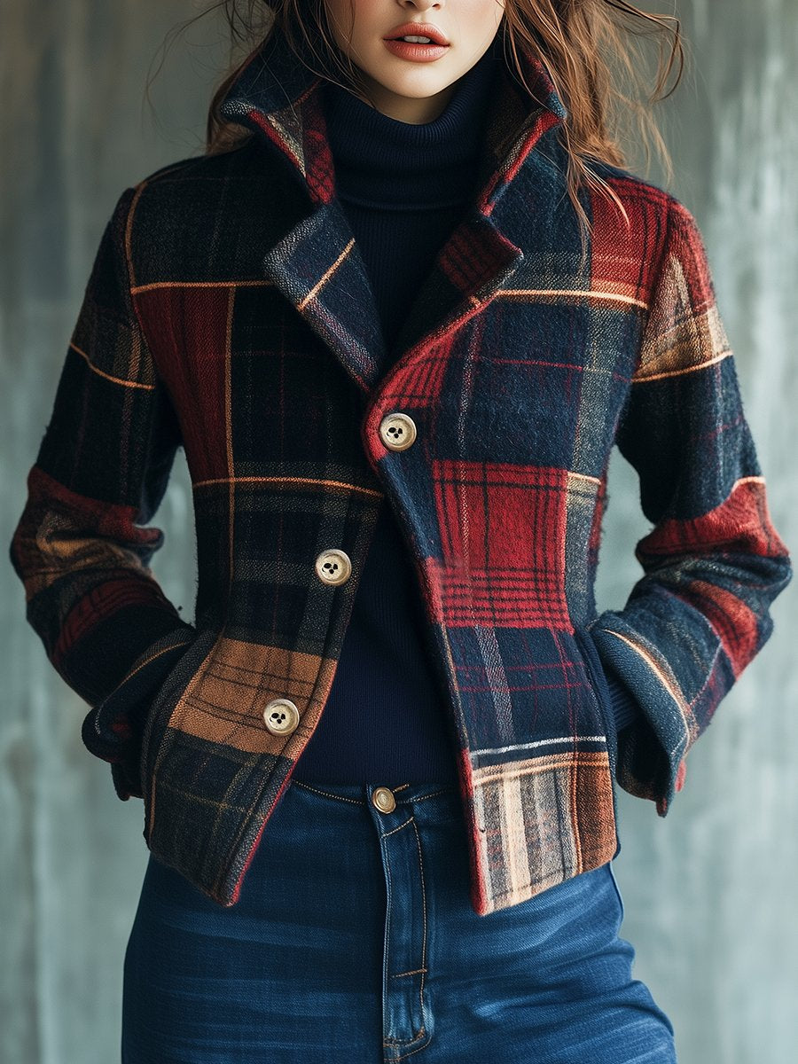 Hayden Adelaide™ | Plaid Pattern Woolen Jacket – Hayden Avenue